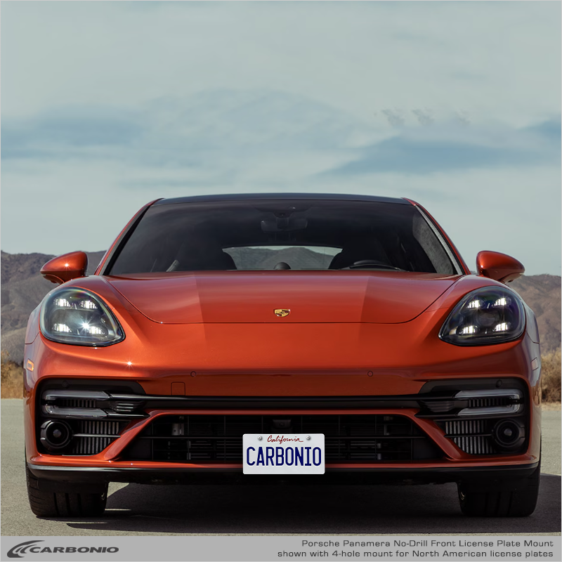 Porsche Panamera (2024-2025) No-Drill Front License Plate Mount – Carbonio