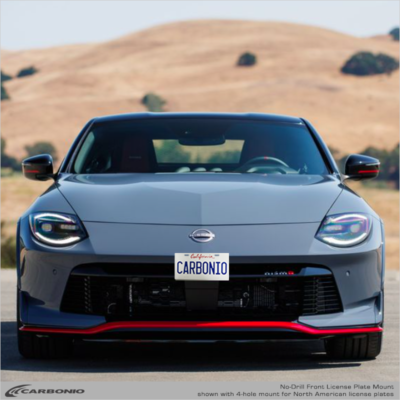 Nissan 400z Nismo (2023-2026) No Drill License Plate Mount – Carbonio