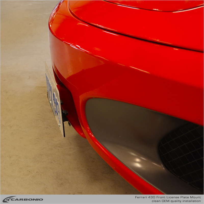 Ferrari F430 (2005-2009) License Plate Mount – Carbonio