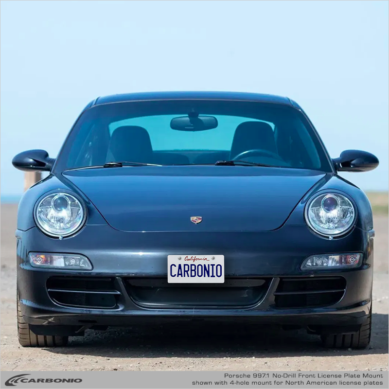 Porsche 911 (997 body 2005-2008) No Drill Front License Plate Mount ...