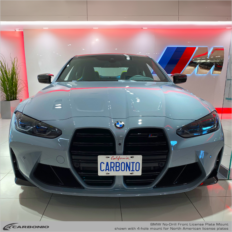 BMW M3 & M4 (2021-2025) G80 & G82 No-Drill Front License Plate Mount ...