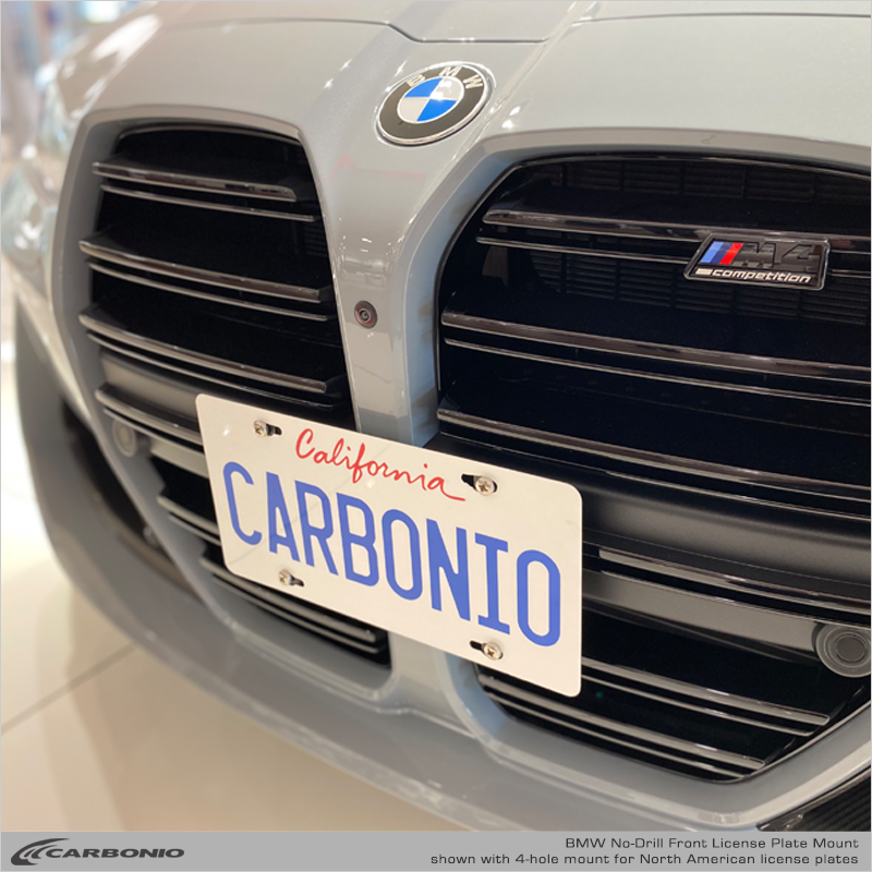 BMW M3 & M4 (2021-2025) G80 & G82 No-Drill Front License Plate Mount ...