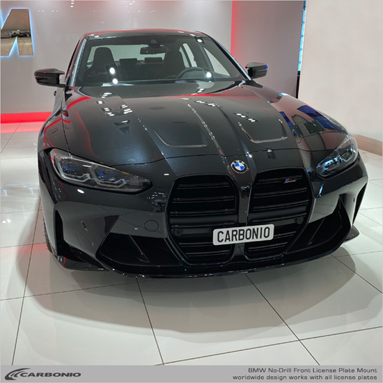 BMW M3 & M4 (2021-2027) G80 & G82 No-Drill Front License Plate Mount ...