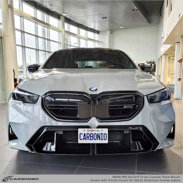 BMW M5 (2025-2026) No Drill License Plate Mount – Carbonio