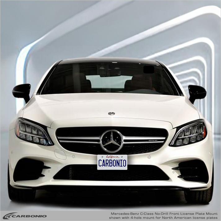 Mercedes-Benz C-Class (2019-2023) No-Drill Front License Plate Mount ...