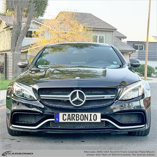 Mercedes-Benz C63 AMG (2016-2025) No-Drill Front License Plate Mount ...