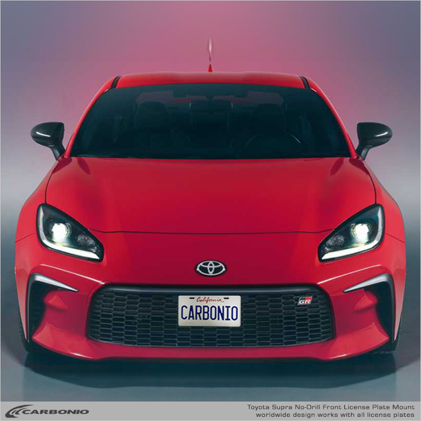 Toyota GR86 (2022-2026) No-Drill Front License Plate Mount – Carbonio