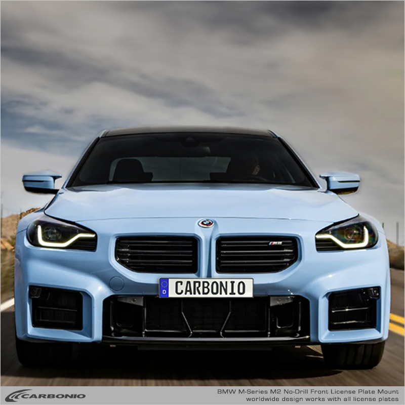 BMW M2 (2022-2026) No-Drill Front License Plate Mount – Carbonio