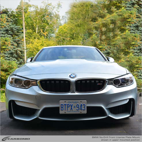 BMW M3 (2000-2019) E46, E90, F80 No-Drill Front License Plate Mount ...