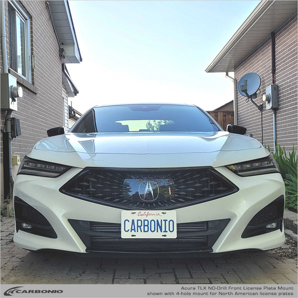 Acura TLX / Honda Legend No-Drill Front License Plate Mount – Carbonio